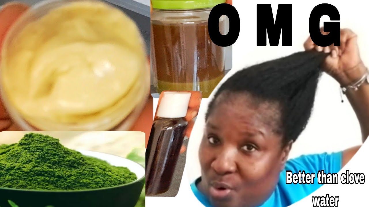 3 WAYS TO USE MORINGA FOR MASSIVE HAIRGROWTH/MORINGA OIL/HAIR TEA ...