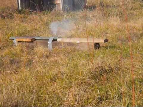 Proof testing my 20mm Muzzleloader barrel - YouTube