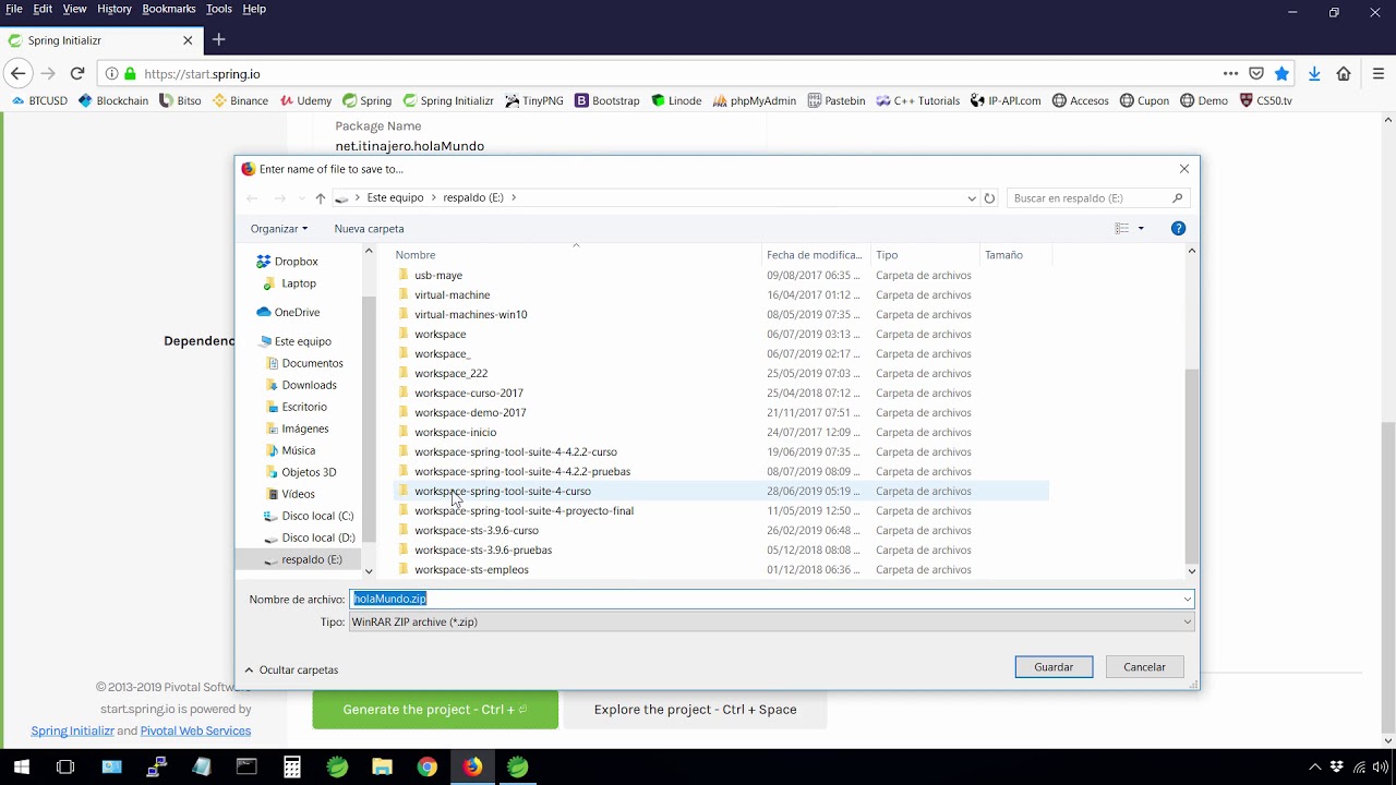 Curso Spring Boot And Spring Mvc 4 Crear Proyecto Spring Boot Con Spring Initializr Youtube