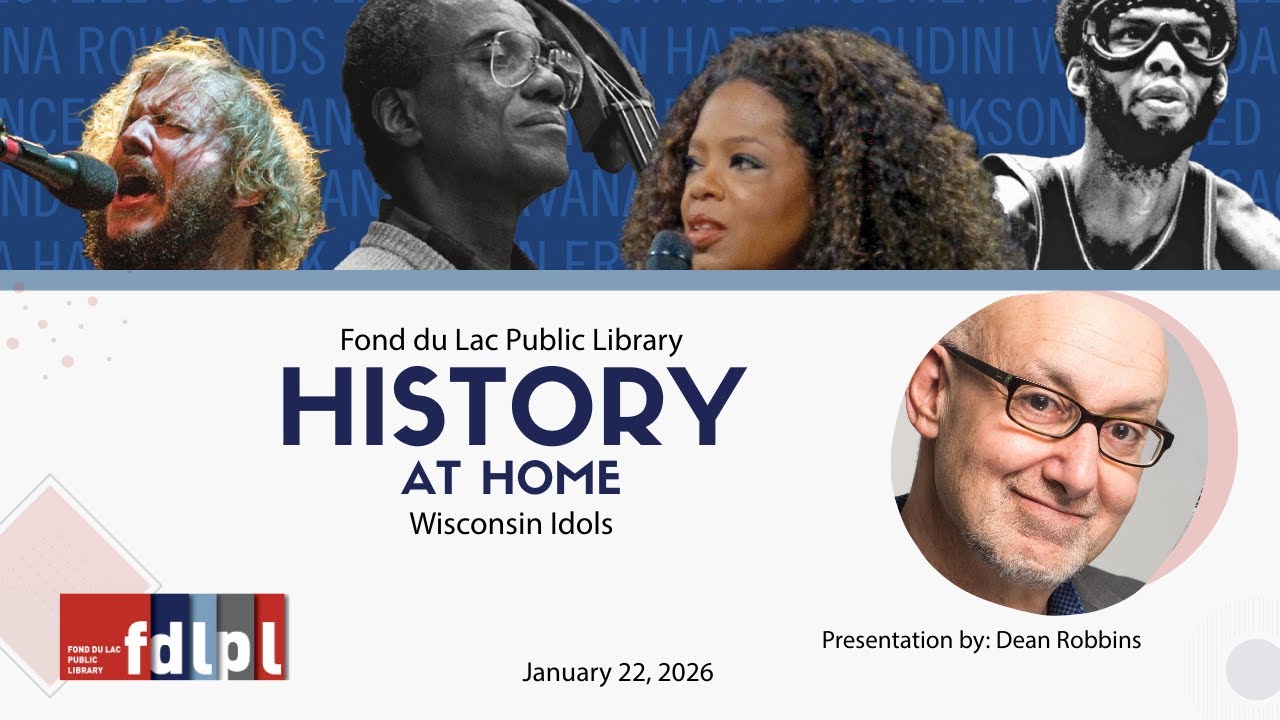 History at Home: Wisconsin Idols with author Dean Robbins - YouTube