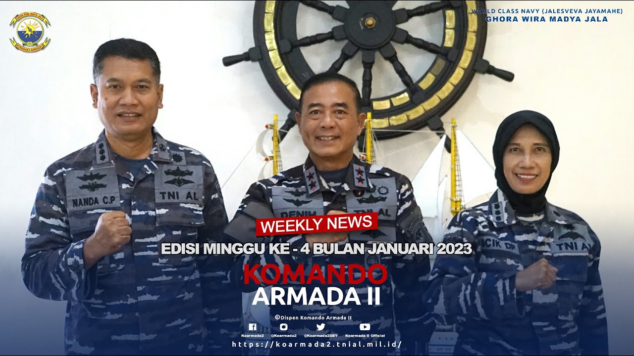 Weekly News Koarmada II Edisi Minggu Ke-4 Januari 2024 - YouTube