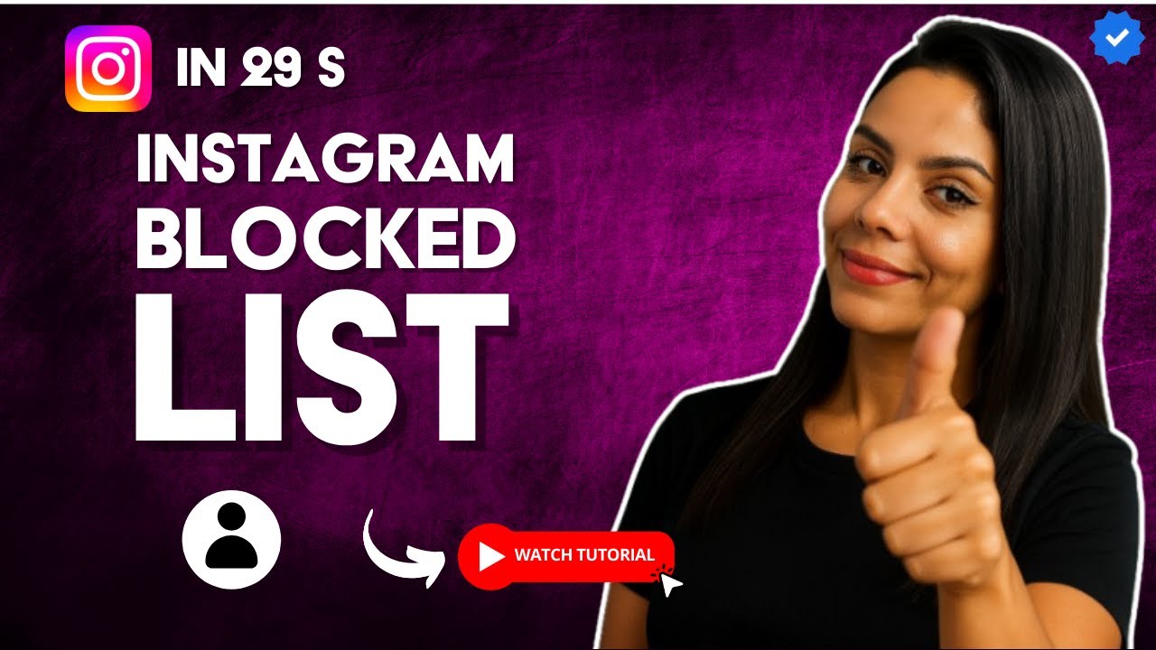 How to SEE Your BLOCKED LIST on INSTAGRAM in 29 S - YouTube