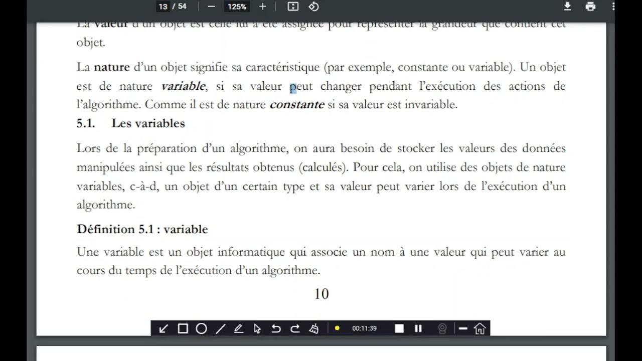 6 cours du module Algorithmique et Structures de données1 1ère Année MI - YouTube