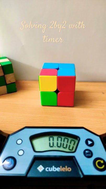 Solving 2by2 with timer | 2by2 solving| using timer | #memes #cubes #cubber #rubikscube #puzzle ...