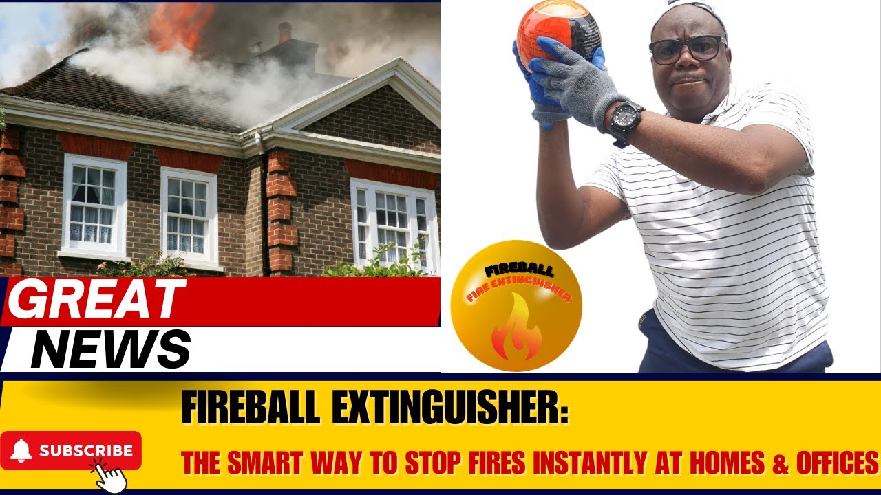 Fireball Extinguisher The Smart Way to Stop Fires Instantly at Homes & Offices - YouTube