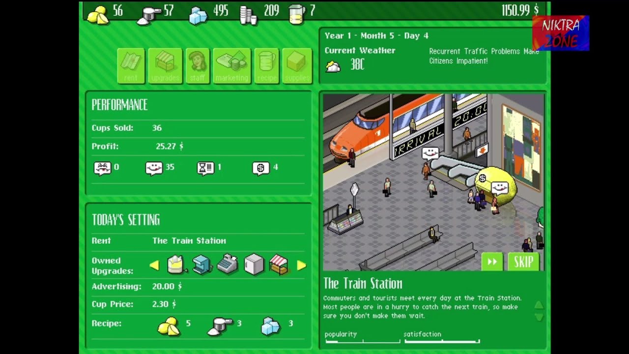 Lemonade Tycoon month 5 day 1-5, #25 - YouTube