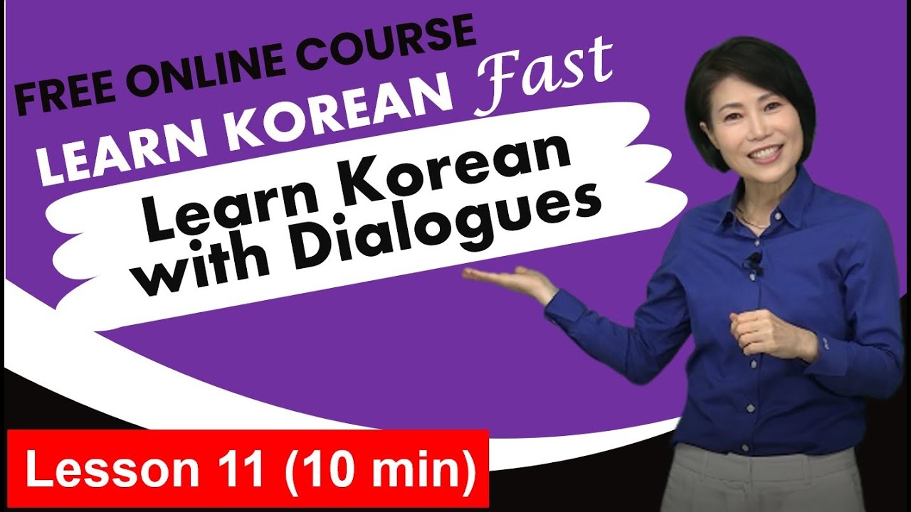 Learn Korean with Dialogues from Korean Animation | Lesson 11 (10 min ...