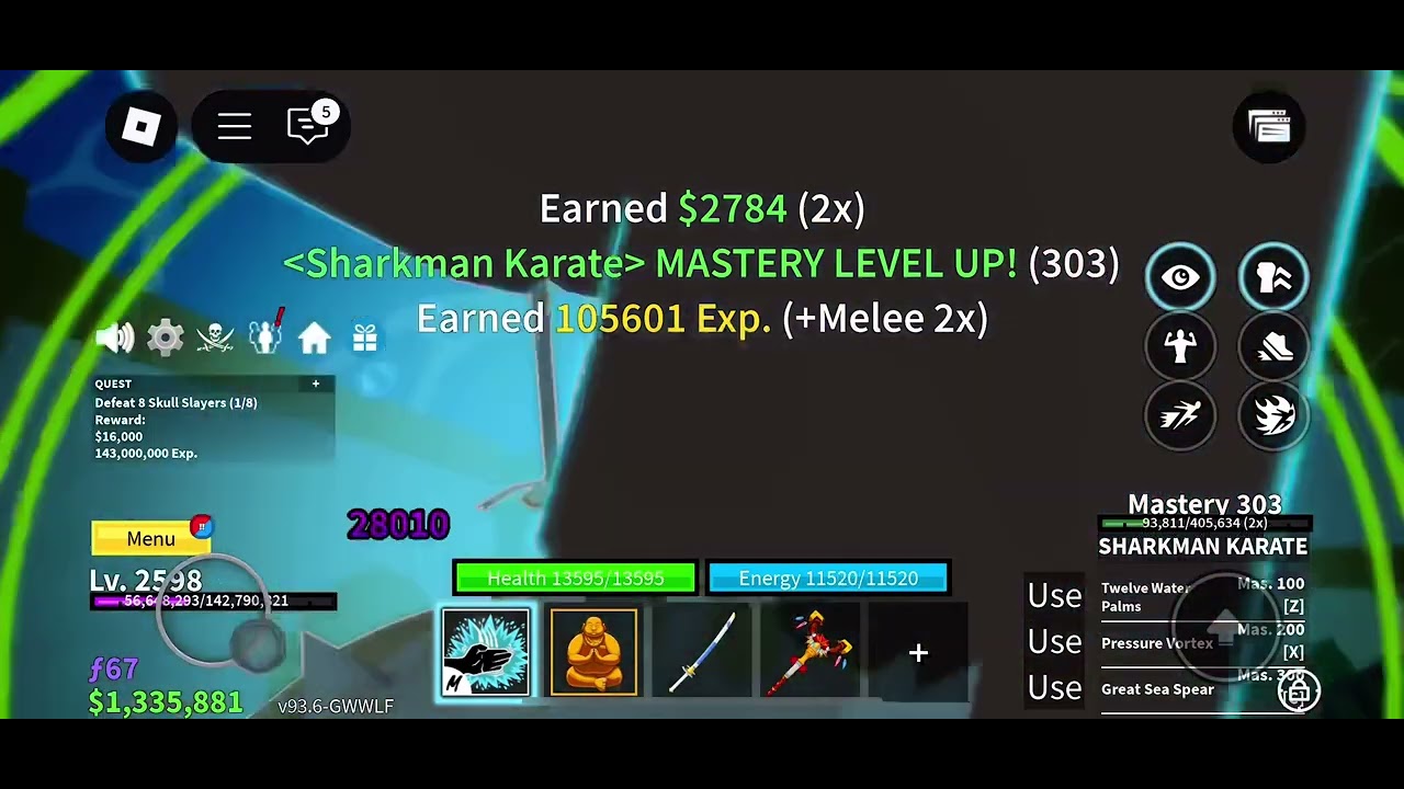 Finally reaching max level in blox fruits. - YouTube