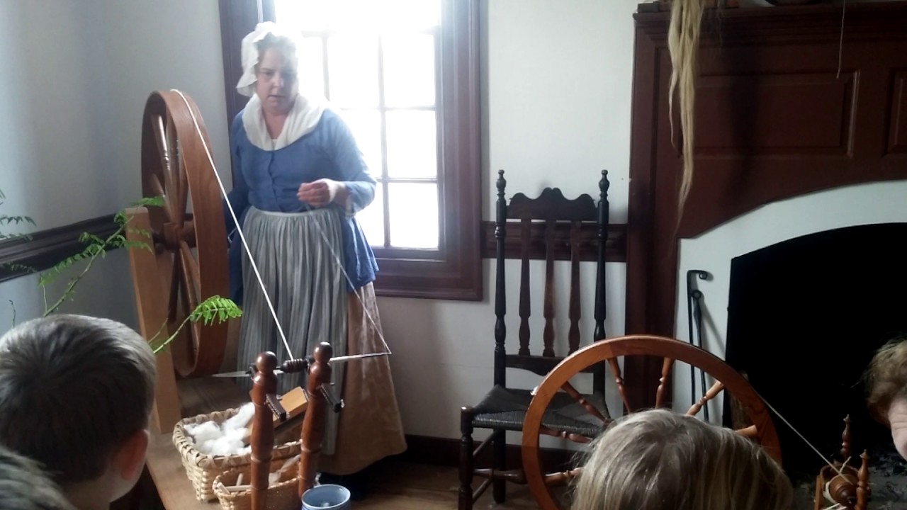Colonial Williamsburg- the weaver's - YouTube