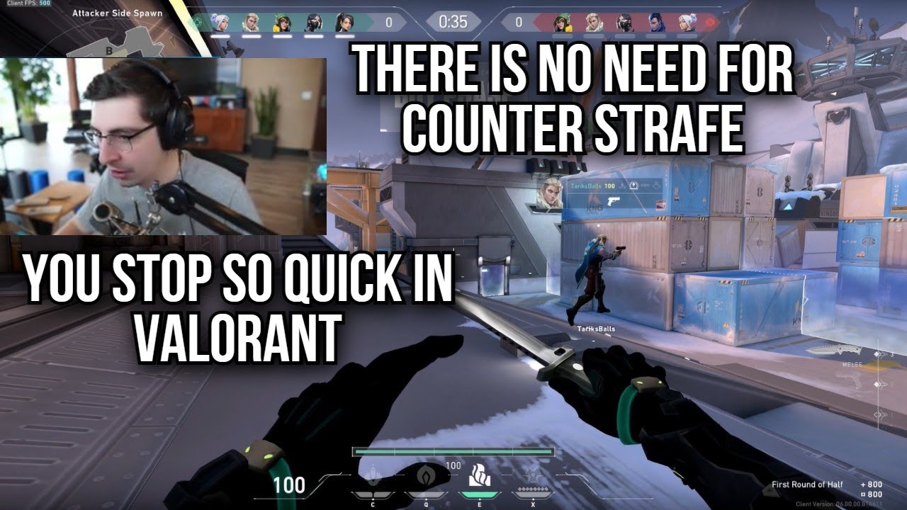 SHROUD Explains Why You Should Not Counter Strafe In Valorant - YouTube