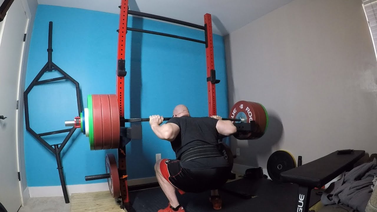 5-18-2018 Bulgarian Training - Squat , Bench, Chin Up & Press - YouTube