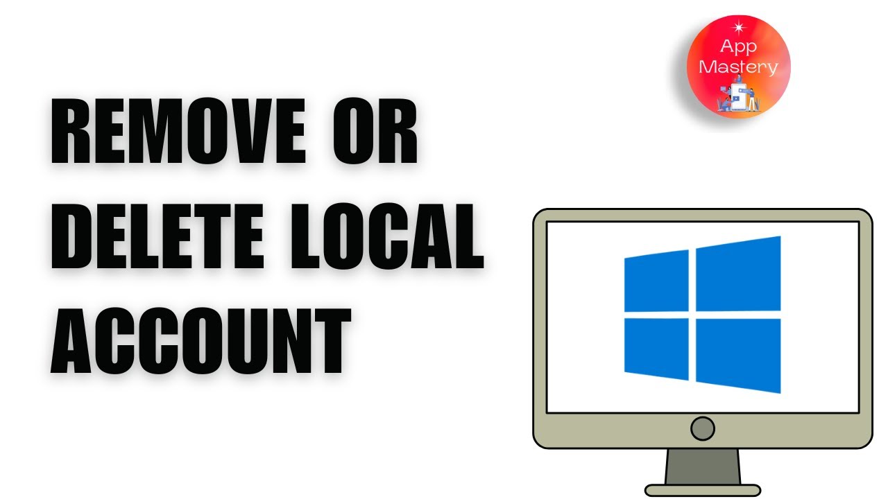 How to Remove or Delete Local Account on Windows 10 - YouTube