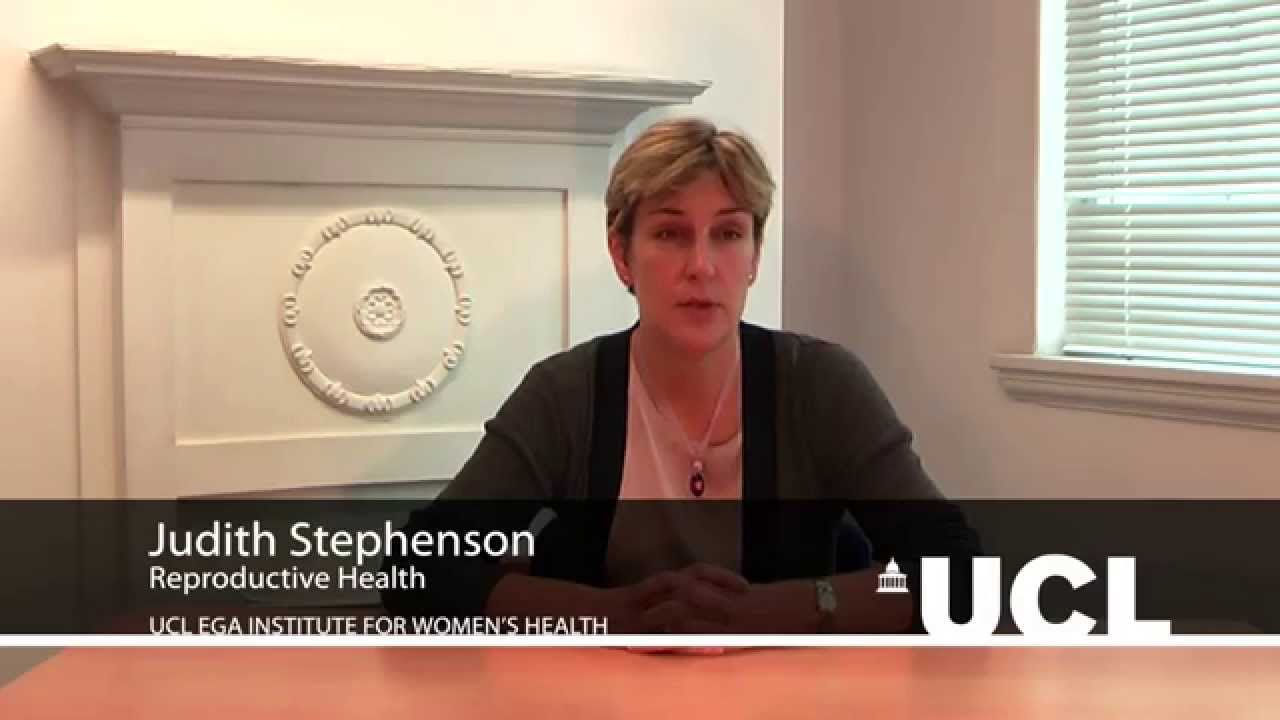 Judith Stephenson, Head of Reproductive Health - YouTube