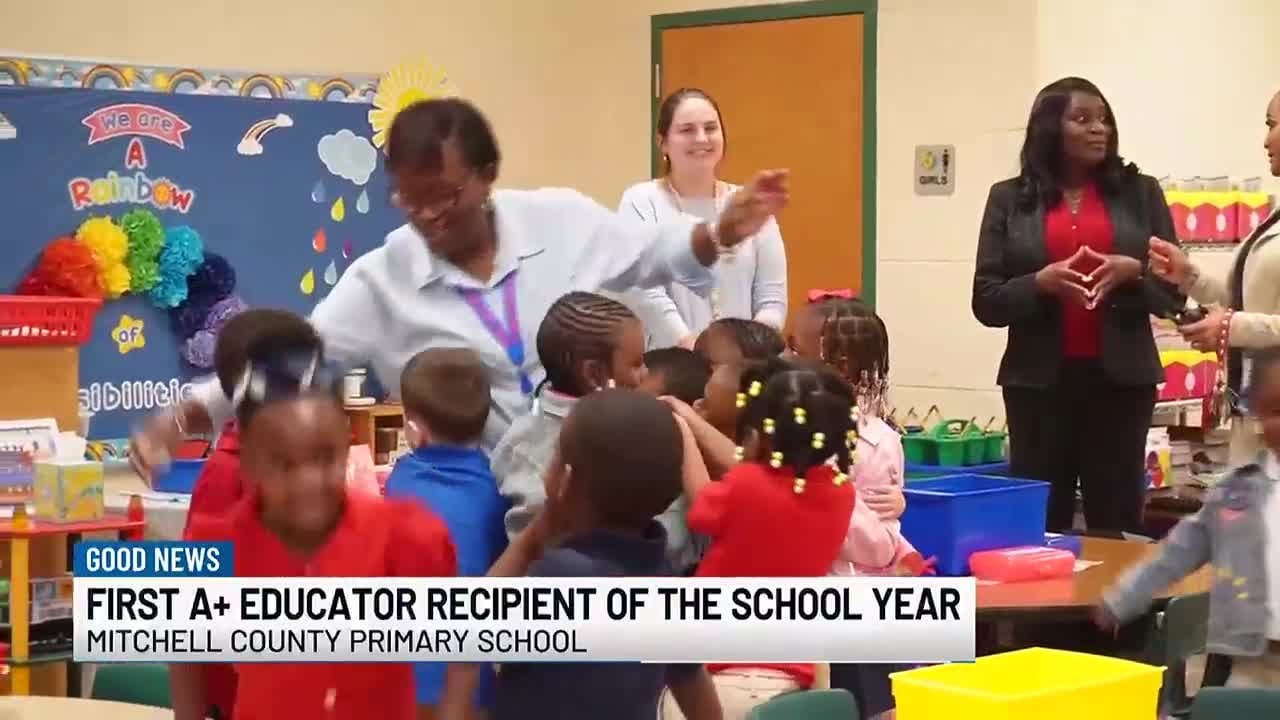 Mitchell County teacher becomes first A+ educator recipient of the ...