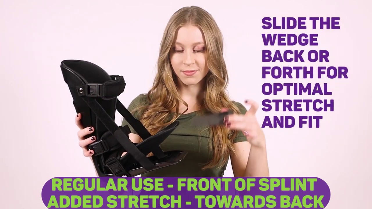 Plantar Fasciitis Posterior Night Splint - Mars Wellness - YouTube