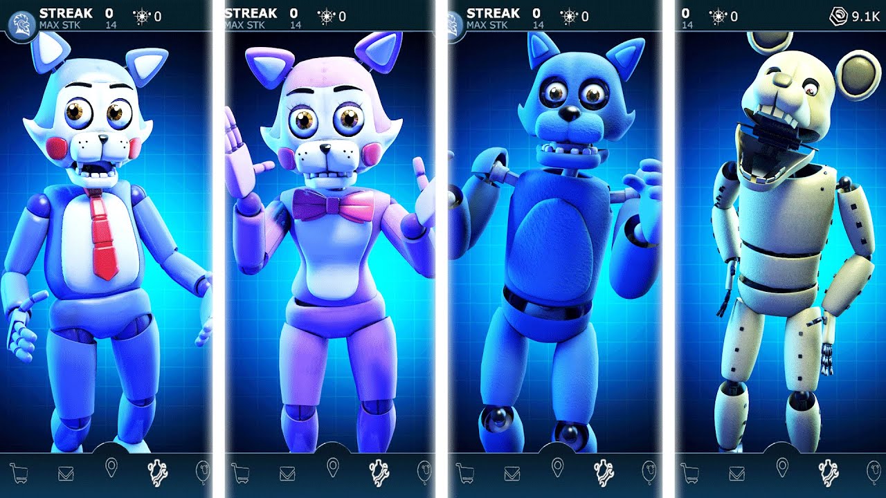 Five Nights At Candy's Workshop AR Animatronics Workshop Animations ...