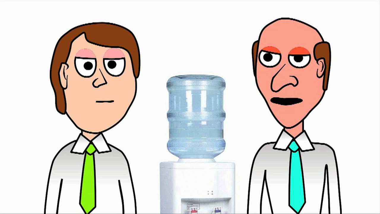 Water Cooler Talk Cartoon Small Talk By The Water Cooler : R/sketches