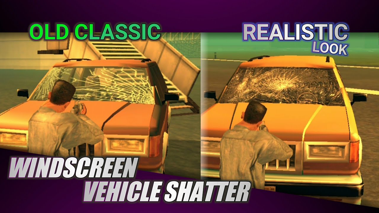REALISTIC GLASS SHATTER FOR GTA SA - YouTube