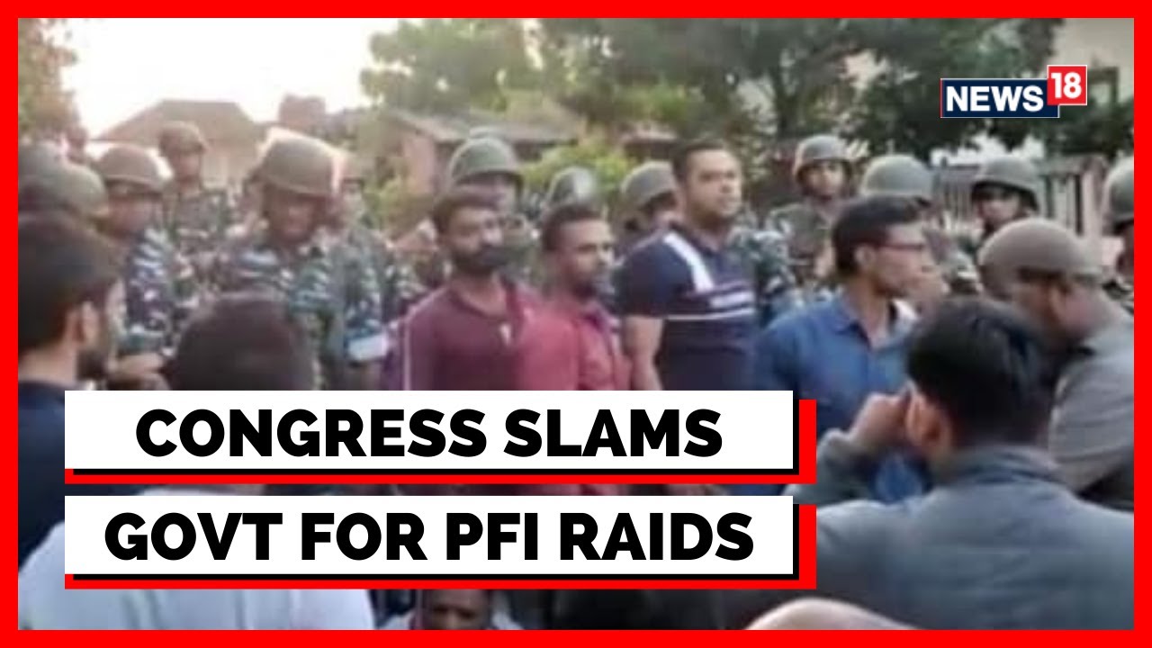PFI News Today | NIA Raids | Congress Calls Crackdown On PFI A ...