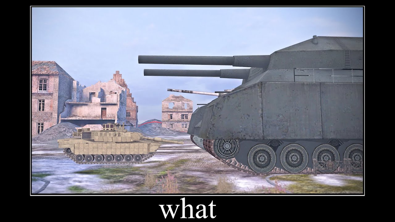 When M1 Abrams meets P.1000 Ratte - YouTube