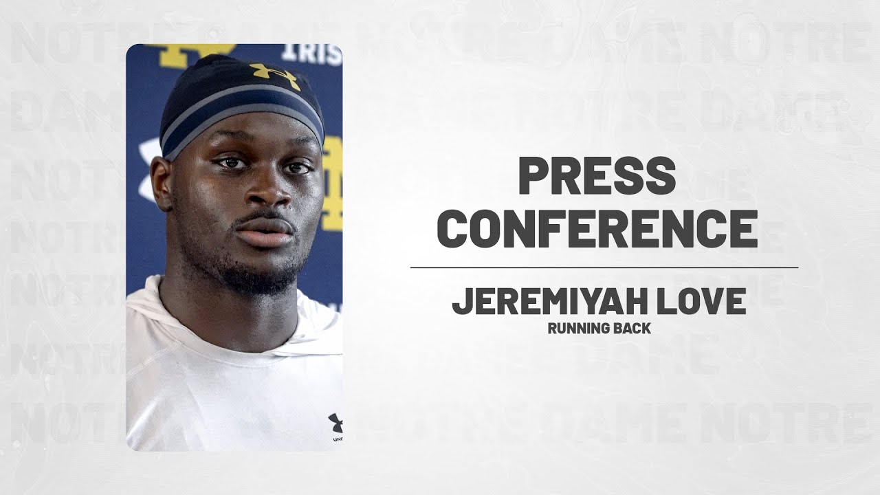 Notre Dame RB Jeremiyah Love Focused on Making Explosive Plays # ...