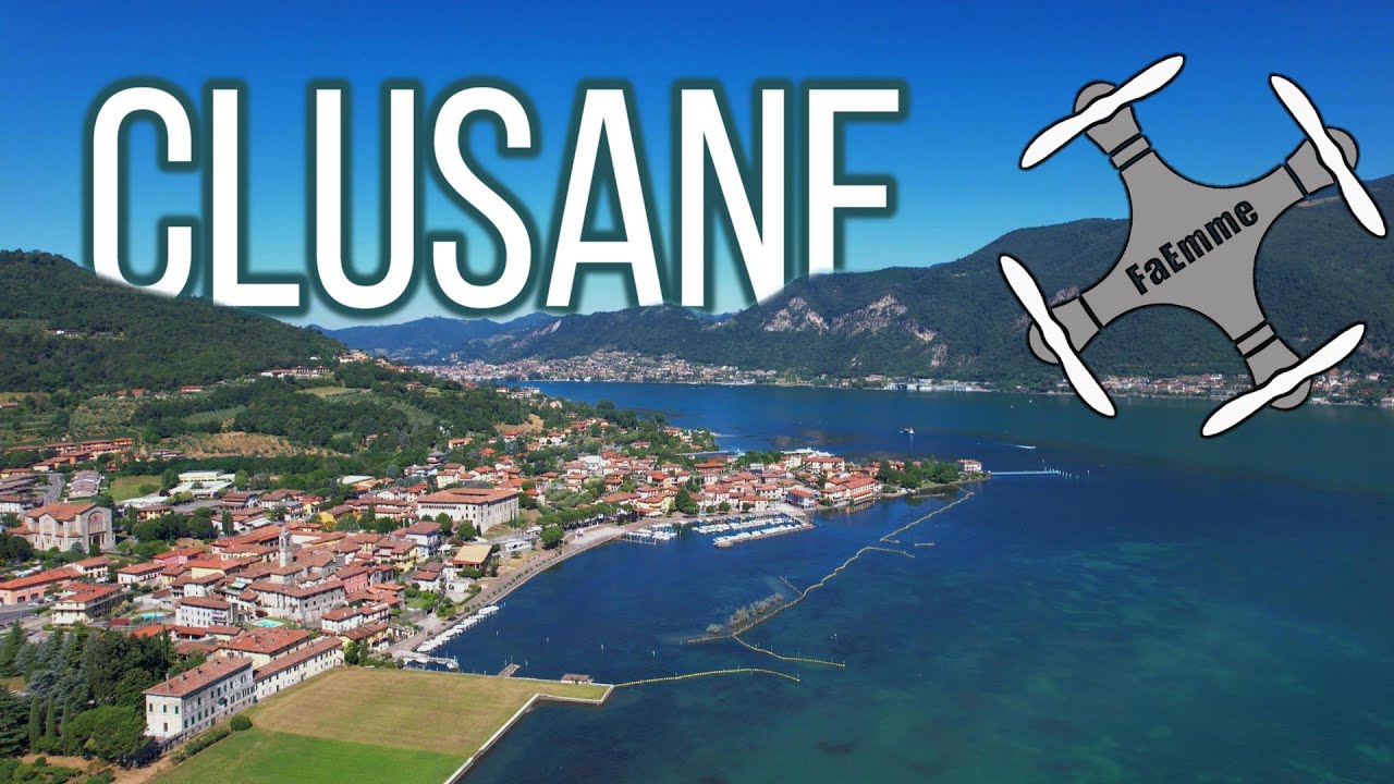 Clusane - Lago d'Iseo - Drone 4K - YouTube