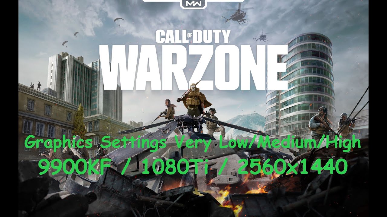 Call Of Duty Warzone Battle Royale Graphics Settings VeryLow/Medium ...