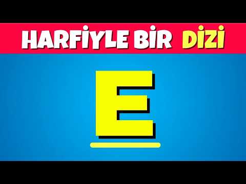 Harfiyle Bir Dizi Söyle! 🎬🔥 | Türk Dizileri Alfabe Testi | Kaç Tane Bilirsin? | Alfabe Bilmece