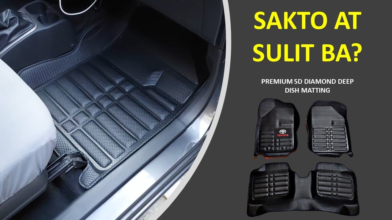 PART1: 5D DIAMOND DEEP DISH MATTING II TOYOTA WIGO - YouTube