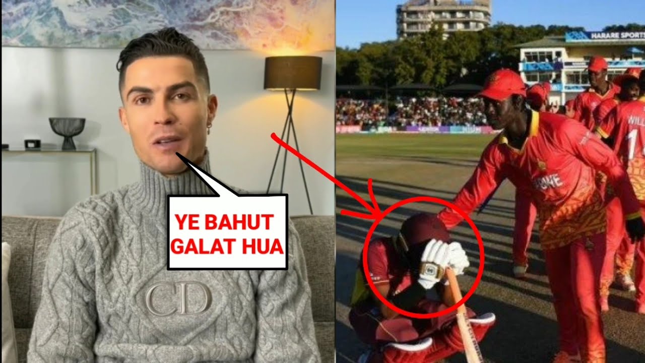 Cristiano Ronaldo shocking statement on Zimbabwe team crying live match ...