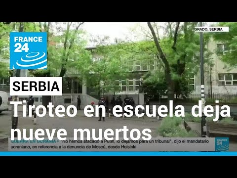 Tiroteo protagonizado por joven de 13 años en escuela de Serbia dejó al menos nueve muertos