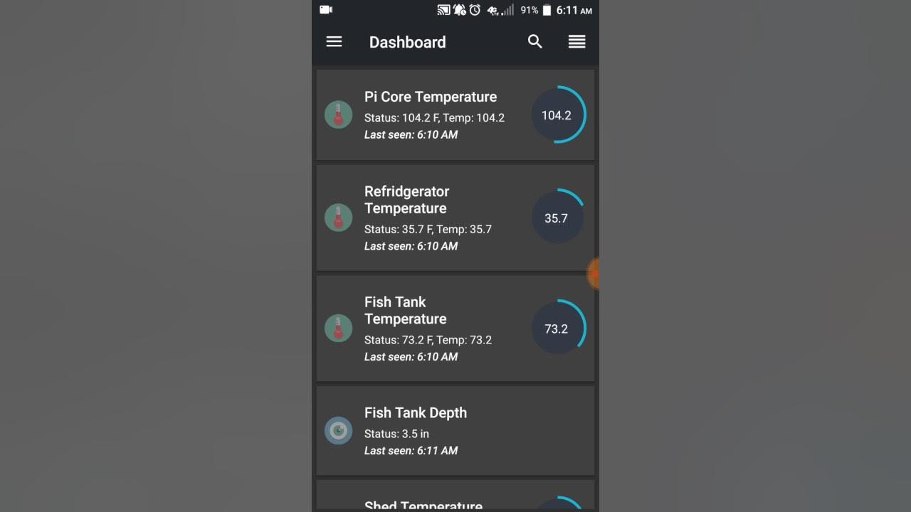 Domoticz app for Android demo - YouTube