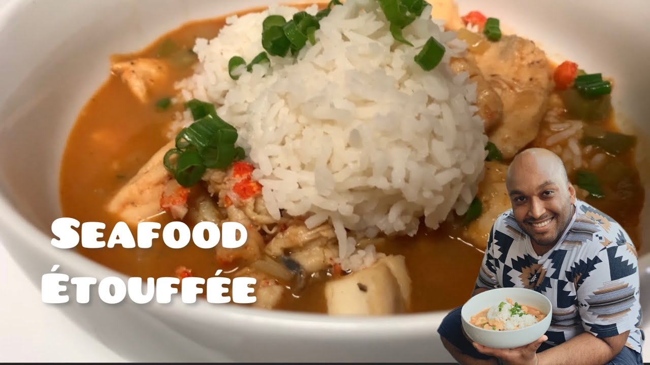 New Orleans Seafood Etouffee: Smothered Crawfish & Fish Stew - YouTube