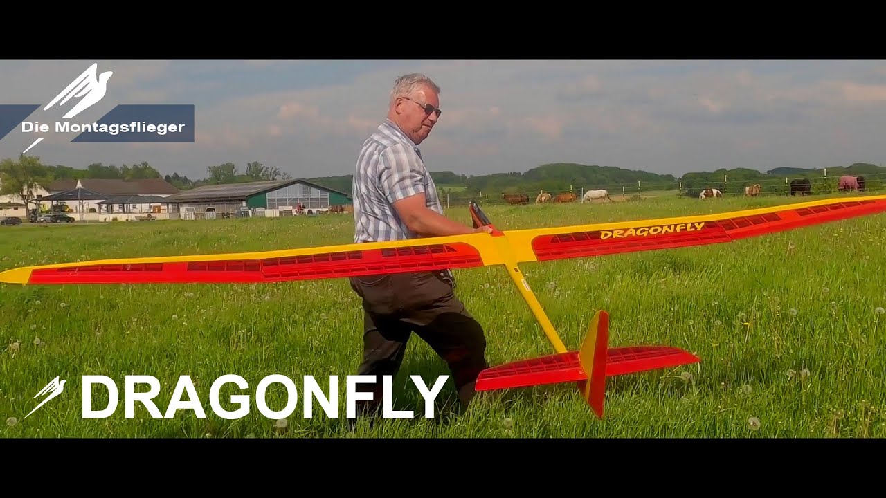 Dragonfly Valenta E-Glider 3500mm - YouTube