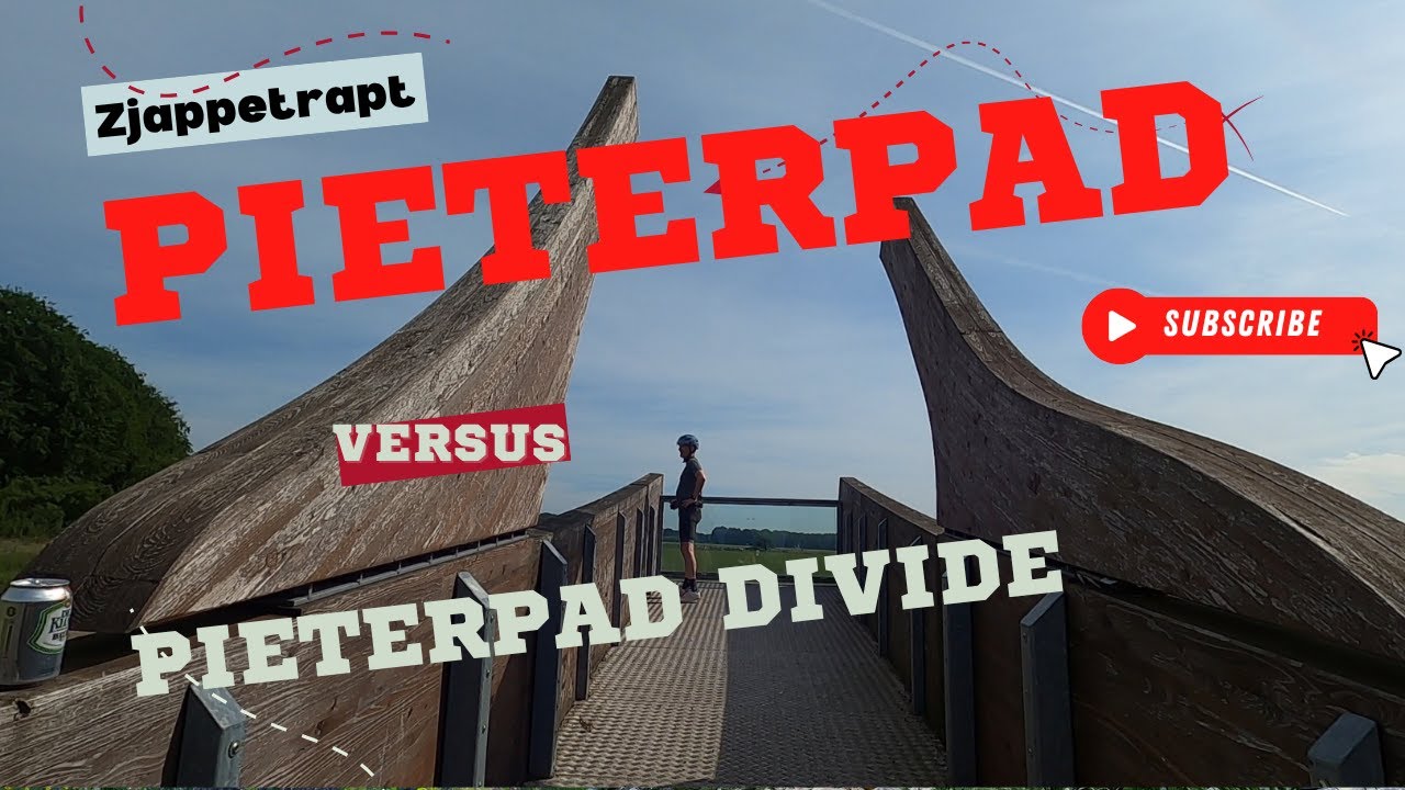 Fietsen op het Pieter"fietser"pad, versus Pieterpad "gravel" Divide ...