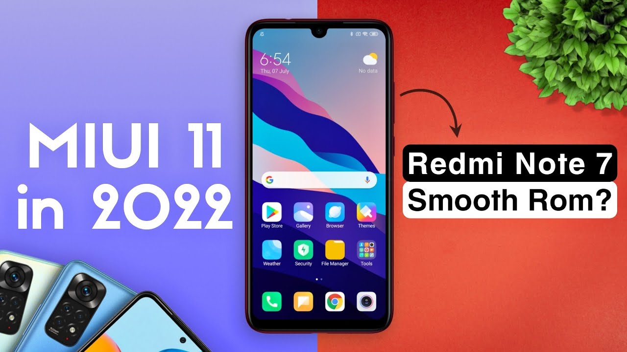 🔥MIUI 11 in 2022 - Smooth MIUI Rom for Redmi Note 7 | Performance ...