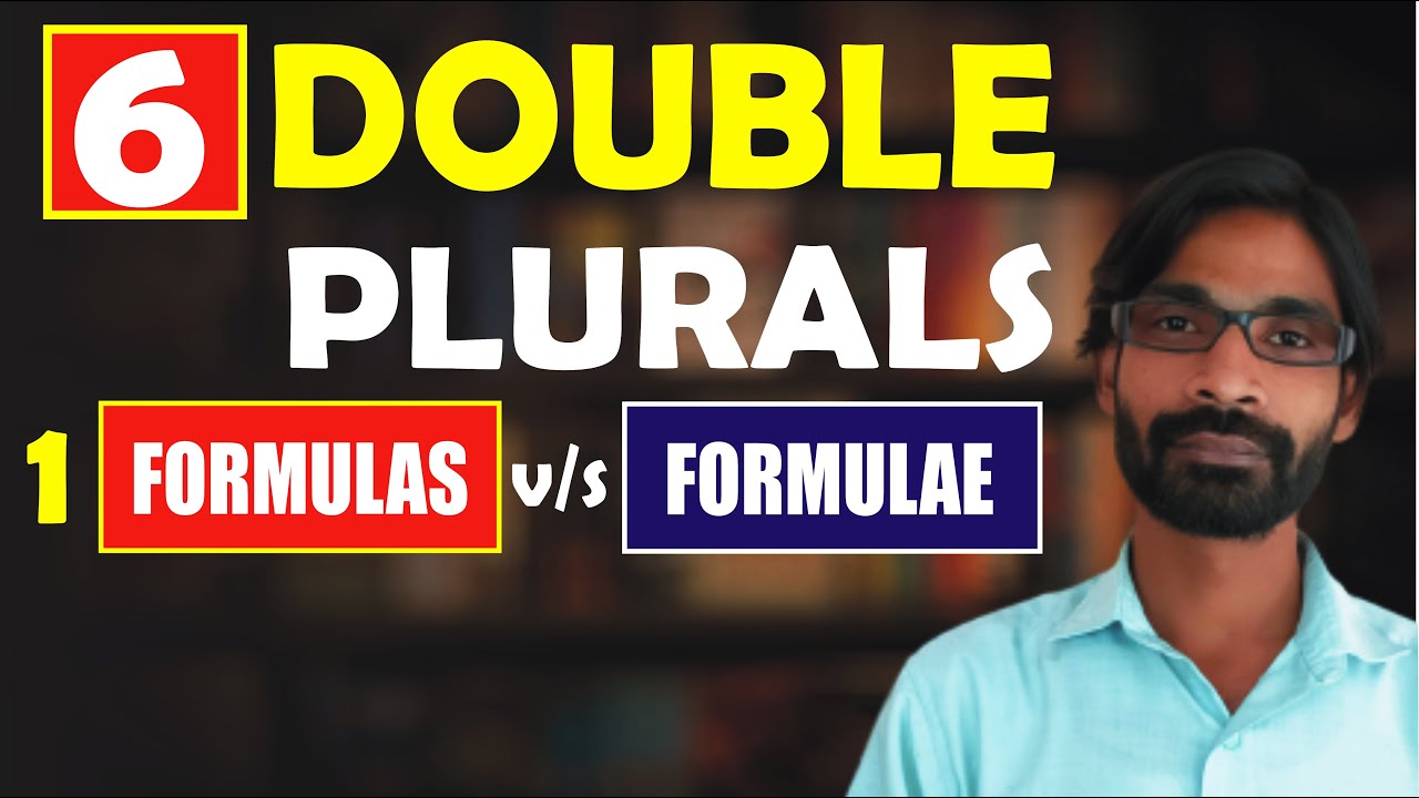 Nouns- Singular and Plural | Double Plural | English Grammar |Z ...
