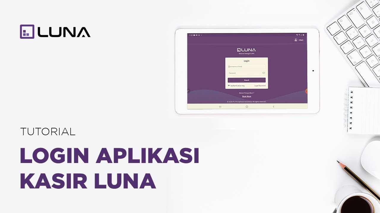 Cara Log In Aplikasi Kasir Luna - Luna POS #21 - YouTube