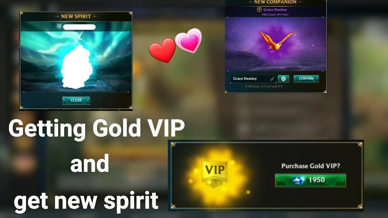 Getting Gold VIP and get new spirit《Wolf Tales》 - YouTube