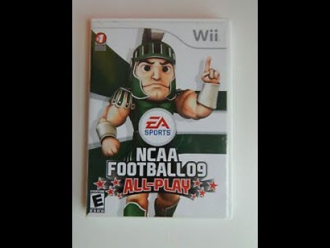 me playing NCAA Football 09 for the Nintendo Wii - YouTube