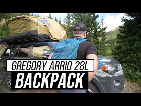 Gregory Arrio 28L Backpack Review - Stretchy Hip Belt for Comfort