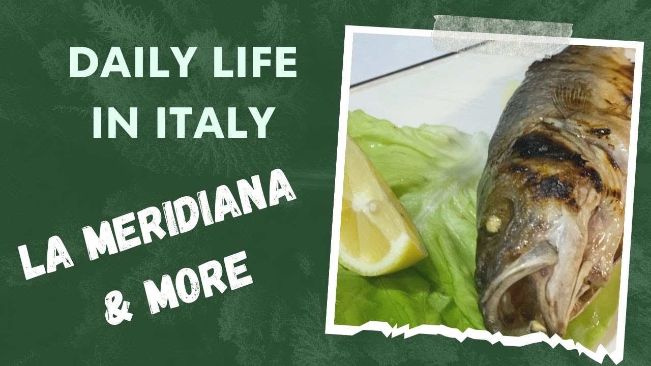 Daily Life in Italy - La Meridiana & more! - YouTube