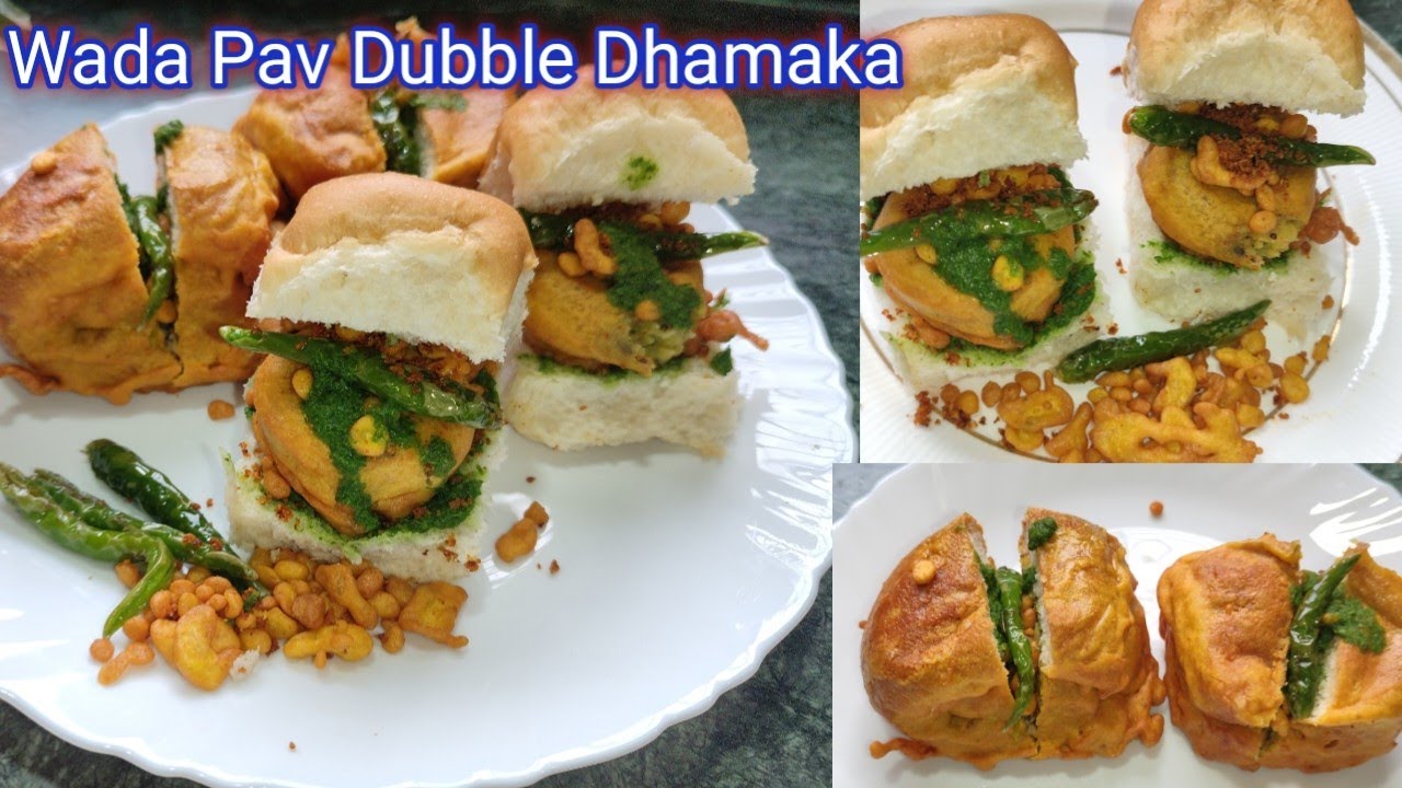 Mumbai Famous Wada Pav & Ulta Wada Pav || Sukhi Chatny Green Chatny ...