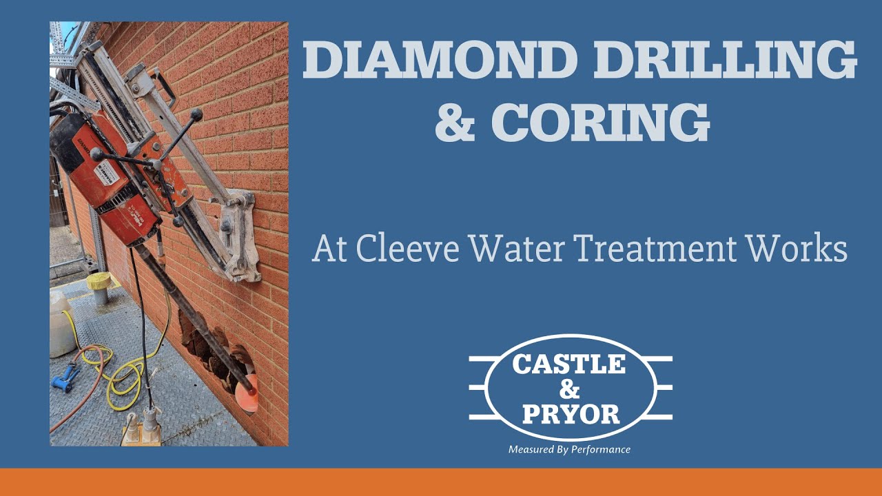 Diamond Drilling & Coring at Cleeve Water Treatment Works - YouTube
