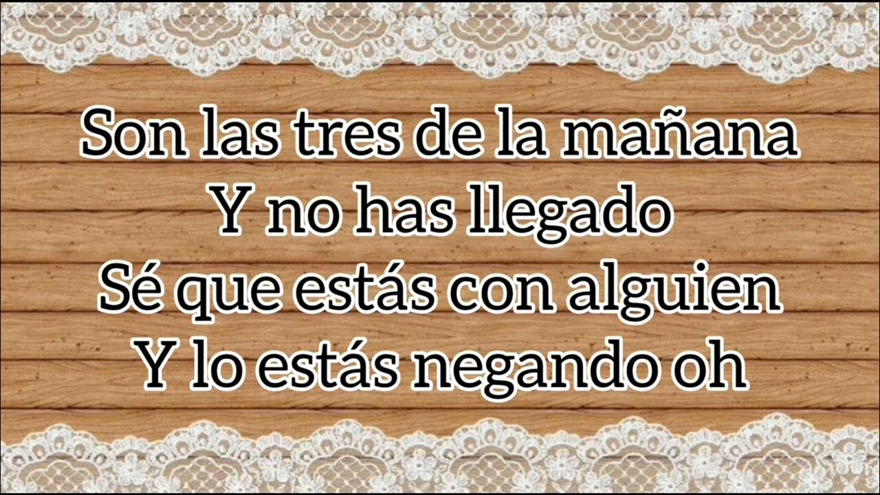 3 A.M - Jesse y joy ft. gente de zona//letra - YouTube