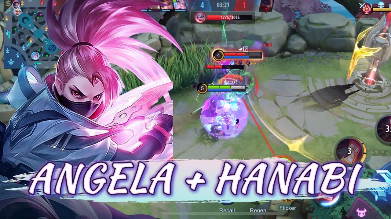 ANGELA + HANABI ! MLBB - YouTube