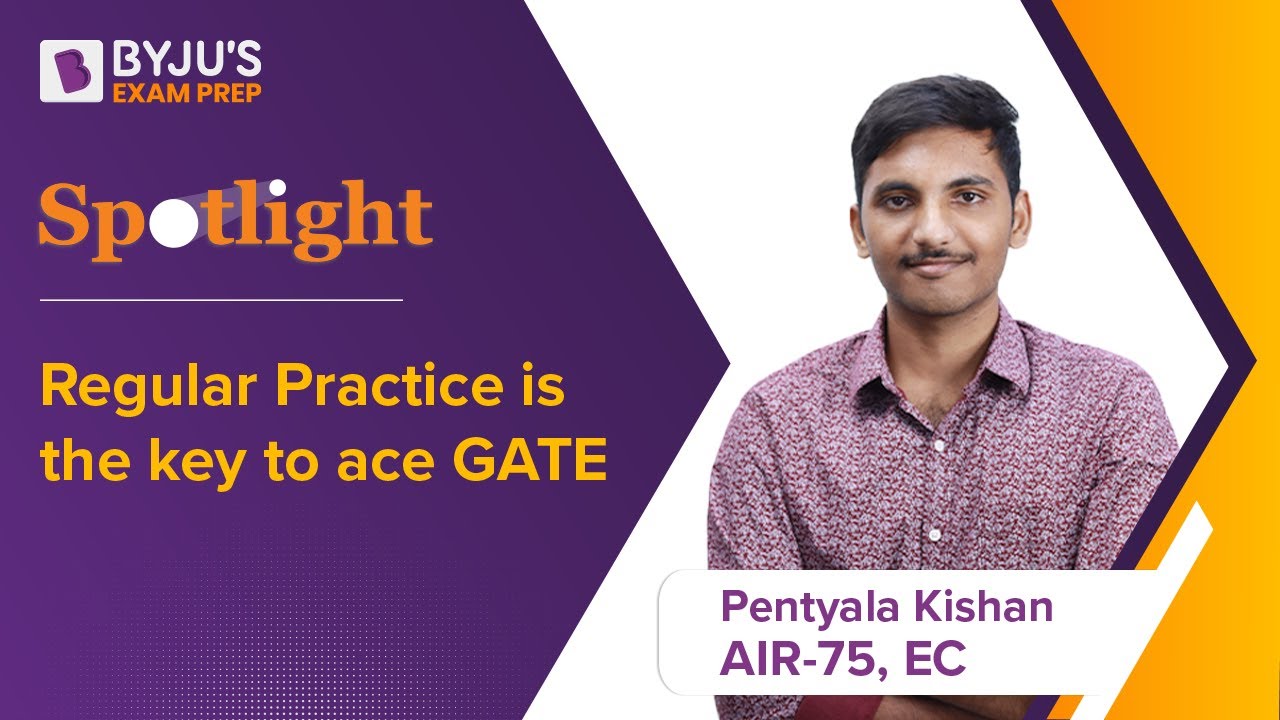 GATE ECE 2022 Topper | AIR 75 in 3rd Year | Pentyala Kishan Interview ...