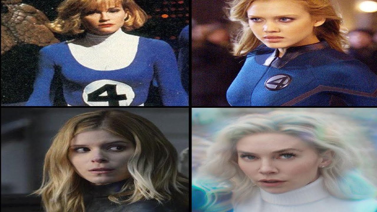 Live action evolution of The Invisible Woman (Sue Storm / Sue Richards ...
