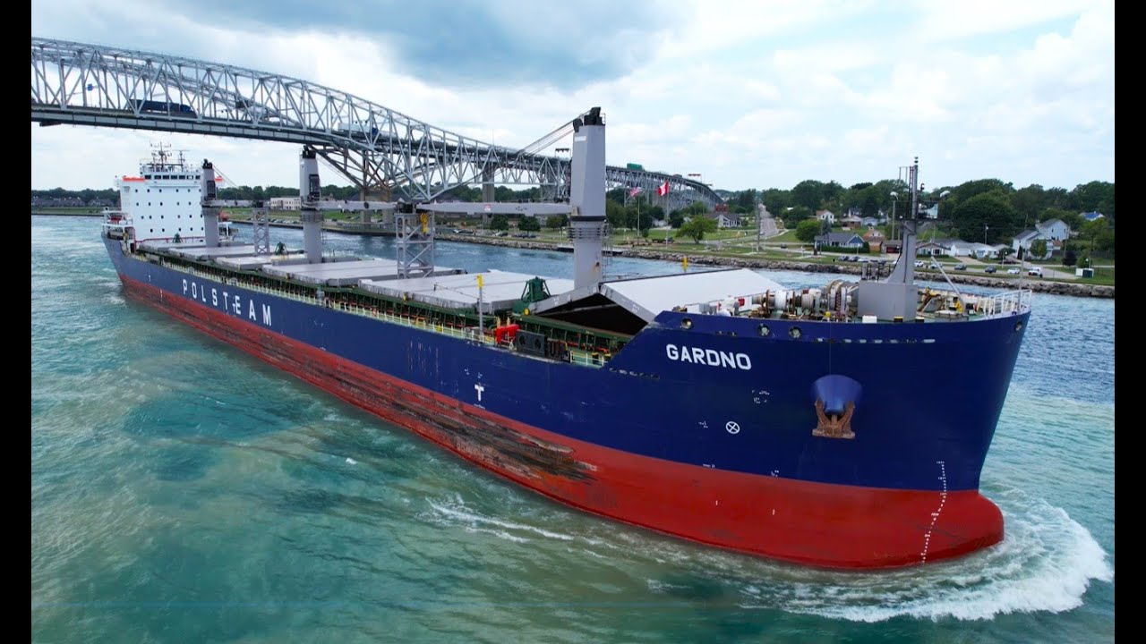 GARDNO / POLSTEAM - Upbound Port Huron, Michigan 7-17-2024 - YouTube