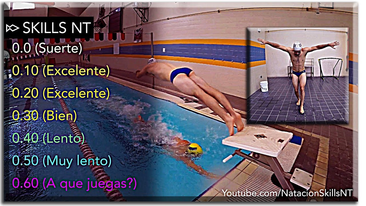 Como hacer una salida de relevo en la natación competitiva - YouTube